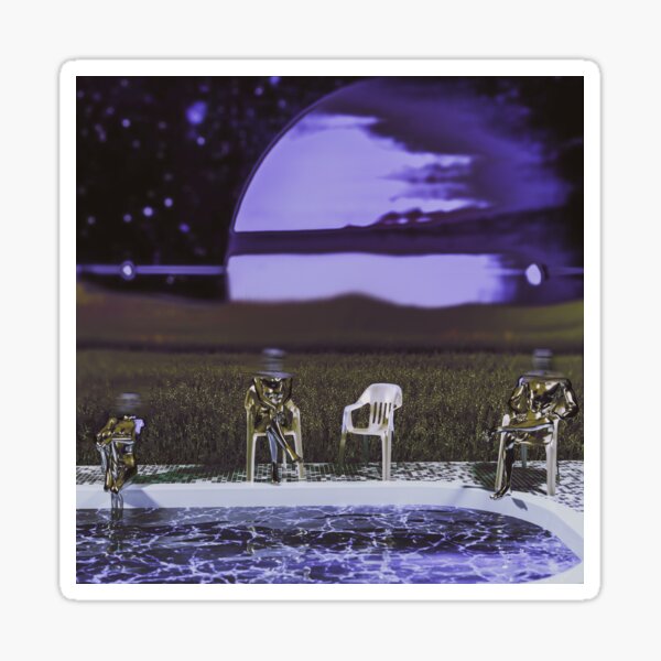 "aesthetic 70's swimming pool" Sticker for Sale by DarfCvr | Redbubble