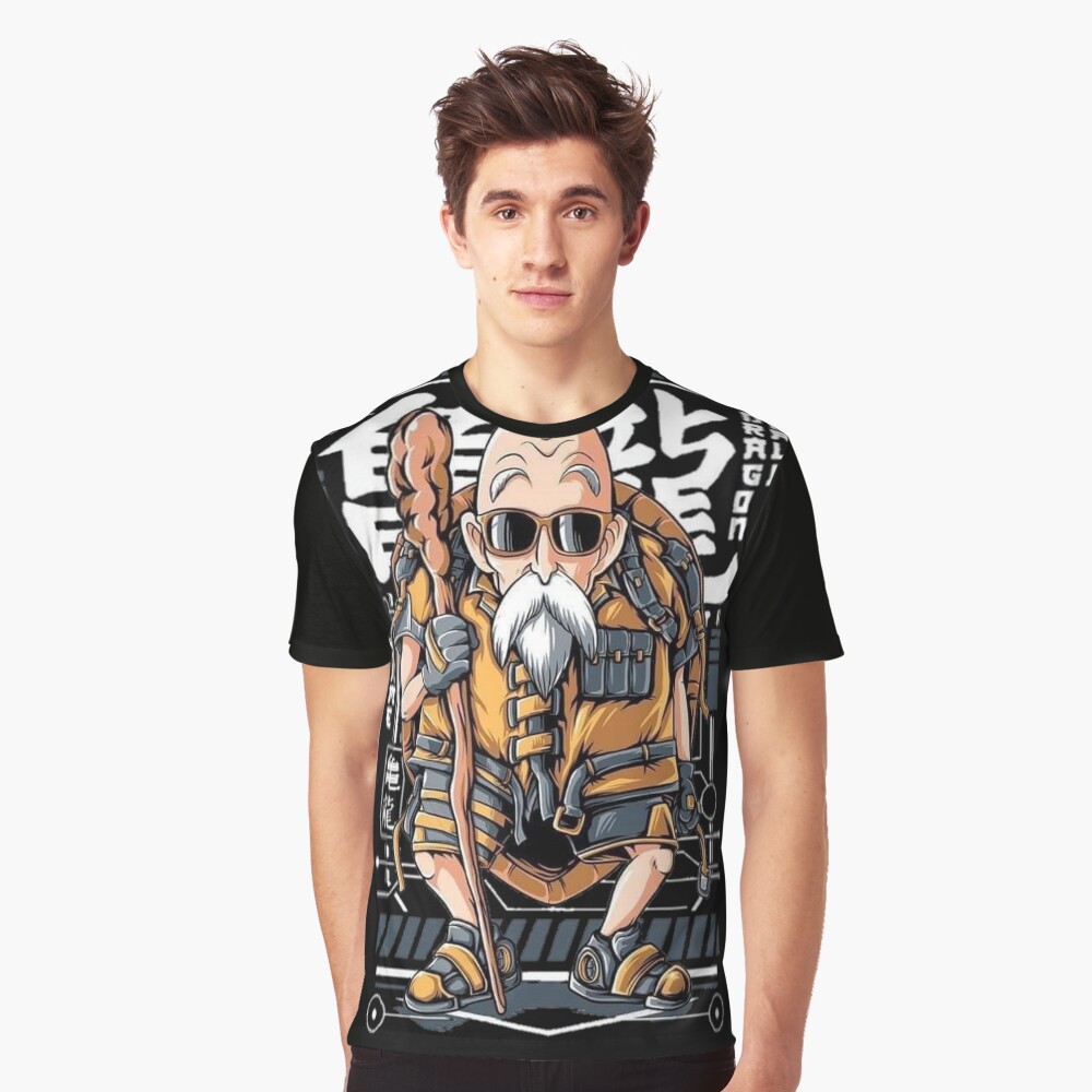 "Master roshi dragon ball z cartoon fan art" Kids T-Shirt for Sale by ...
