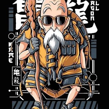 "Master roshi dragon ball z cartoon fan art" Kids T-Shirt for Sale by ...