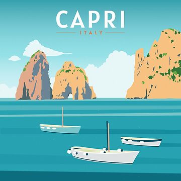 "Capri Italy" Sticker for Sale by WorldCulture | Redbubble