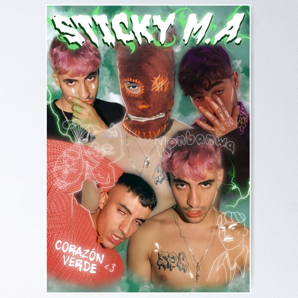 "Sticky MA edit" Poster by Amandagnz | Redbubble