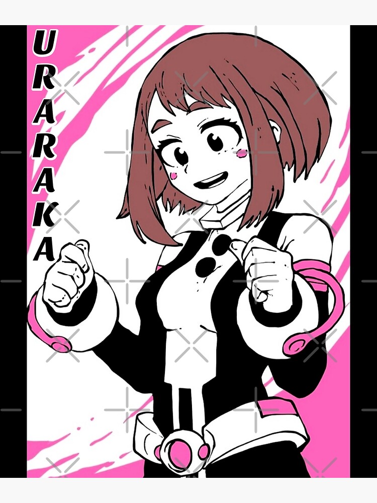 "Uraraka Ochako" Poster for Sale by Anime44K | Redbubble