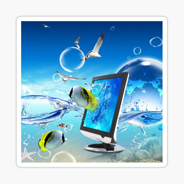 "Frutiger Aero Aesthetic" Sticker for Sale by 4angelgoth4 | Redbubble