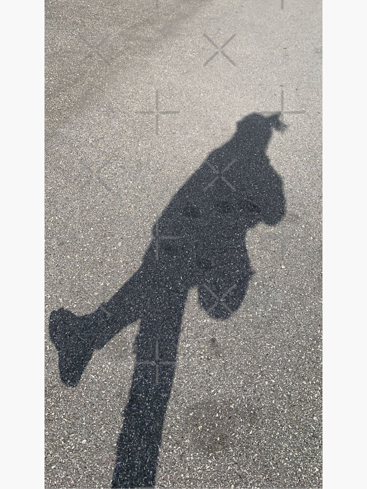 "Shadow Selfie" Sticker for Sale by AkeaArt | Redbubble