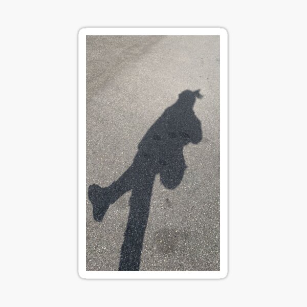 "Shadow Selfie" Sticker for Sale by AkeaArt | Redbubble