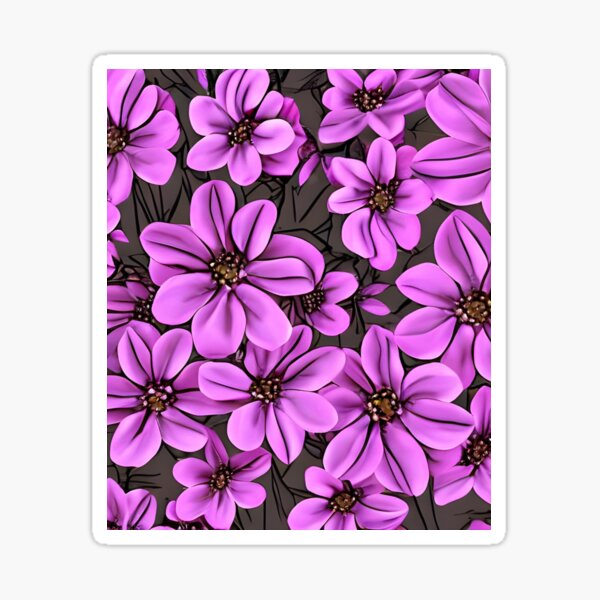 "Light pink flowers" Sticker for Sale by gramizzia | Redbubble