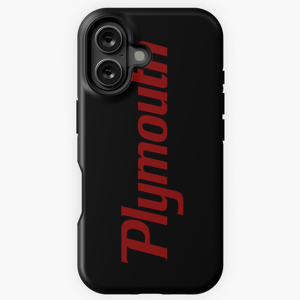 "Plymouth Script - Blood Red" Sticker for Sale by ItsMeRuva | Redbubble
