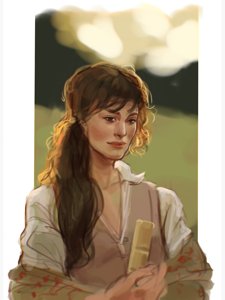"Elizabeth Bennet (Delicate Painted Stills)" Sticker for Sale by ...