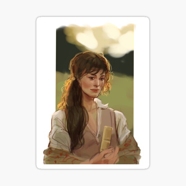 "Elizabeth Bennet (Delicate Painted Stills)" Sticker for Sale by ...