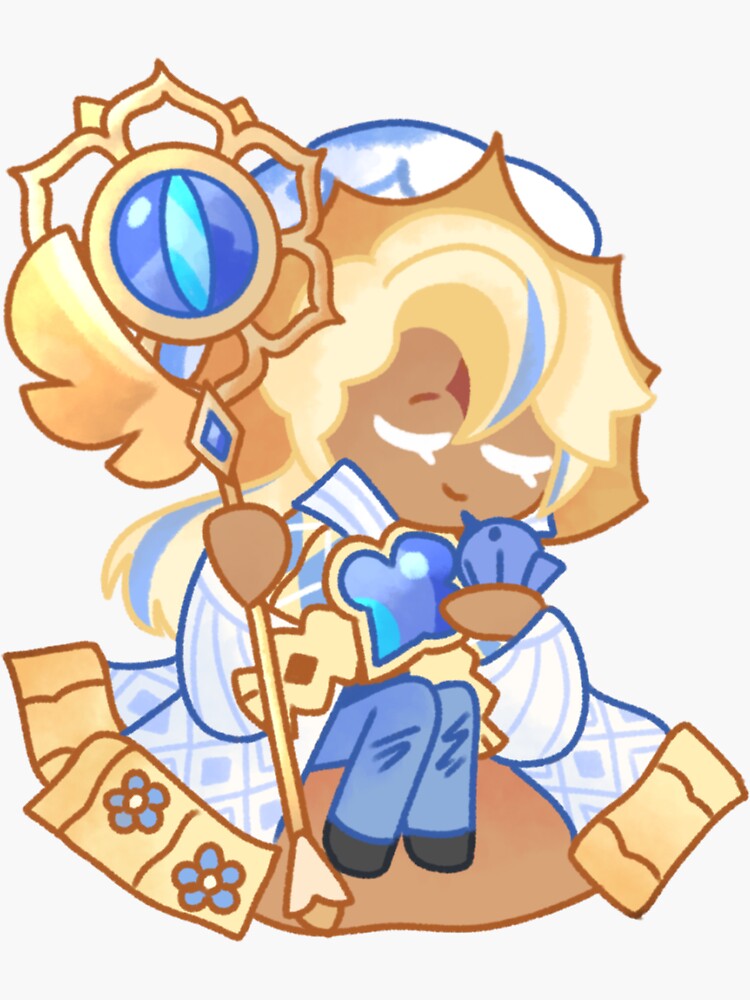 "Pure Vanilla Cookie Pastel Blue" Sticker for Sale by Louveniax | Redbubble