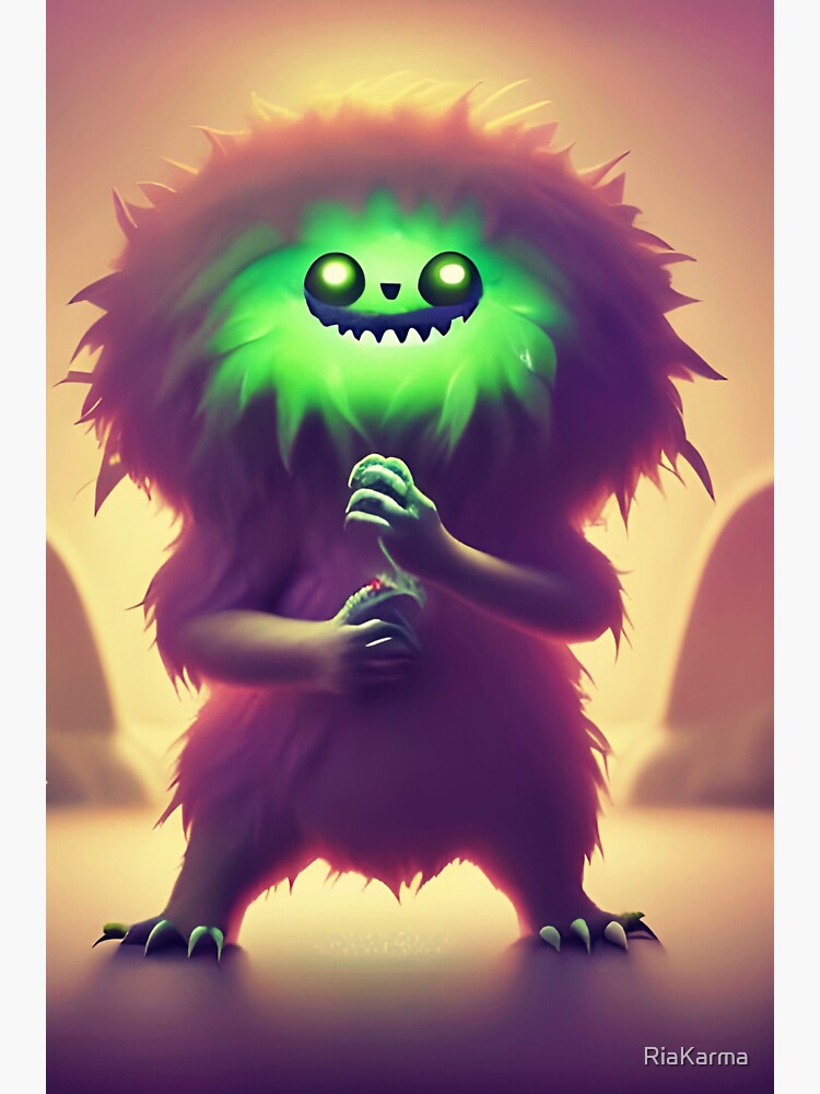 "A laughing monster " Sticker for Sale by RiaKarma | Redbubble