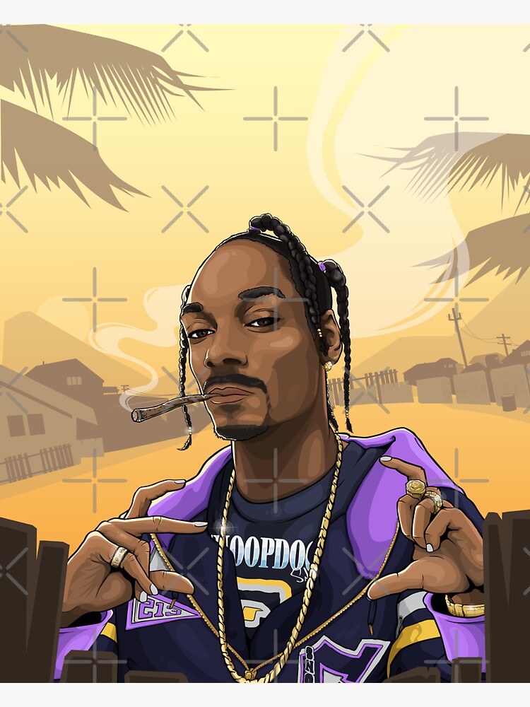 "Snoop Dogg" Sticker for Sale by VladikArtwork | Redbubble