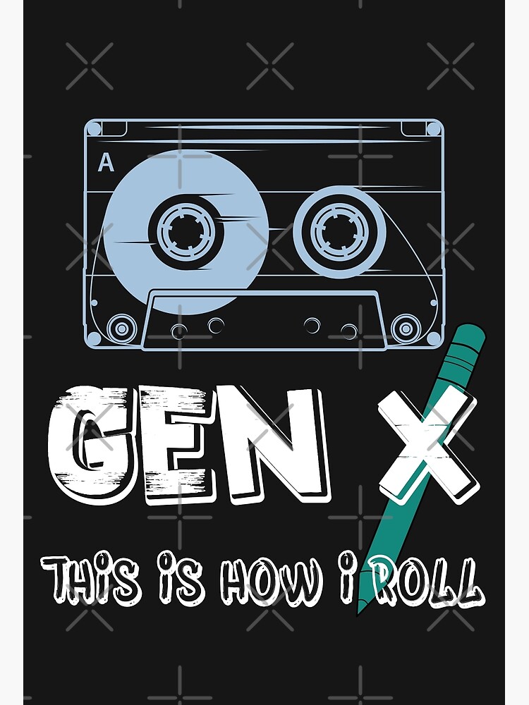 "Cassette and Pencil GEN X Meme- This is How I Roll! Retro 80s Cool ...