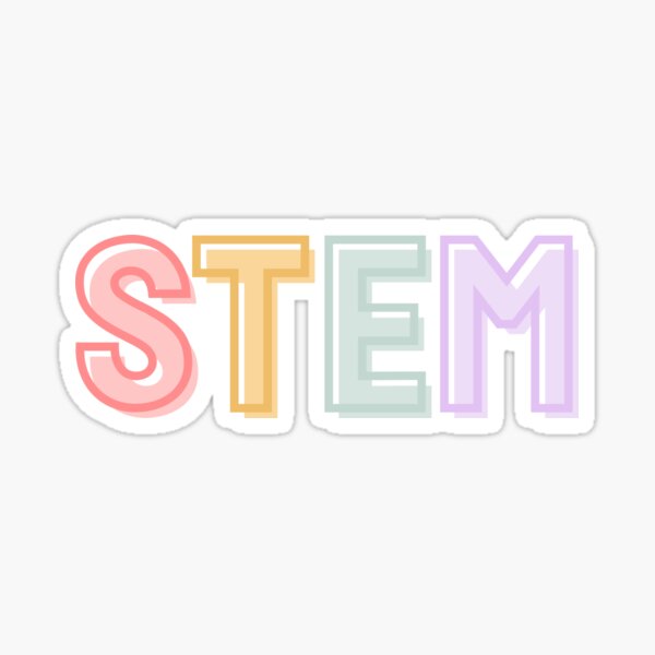 "Pastel Stem" Sticker for Sale by LPBillustration | Redbubble