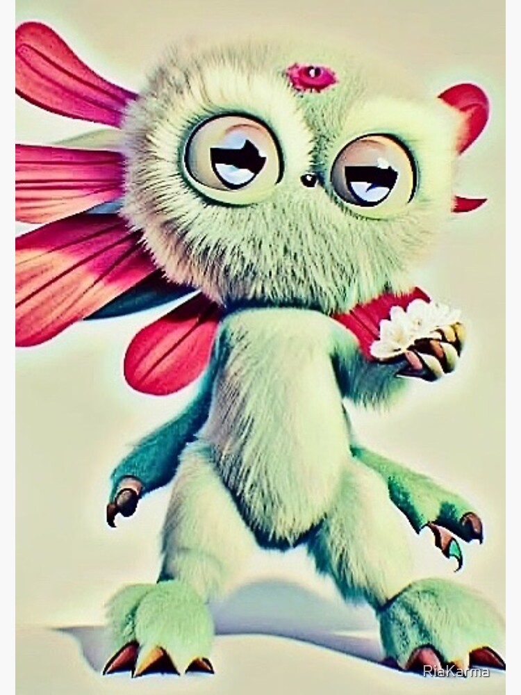 "A dancing monster " Sticker for Sale by RiaKarma | Redbubble