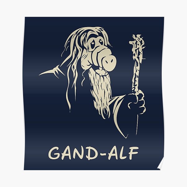 "ALF - Grand alf" Poster for Sale by beauartistic | Redbubble