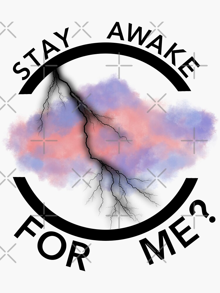 "Stay Awake For Me? - Water parks" Sticker for Sale by deadartist17 ...