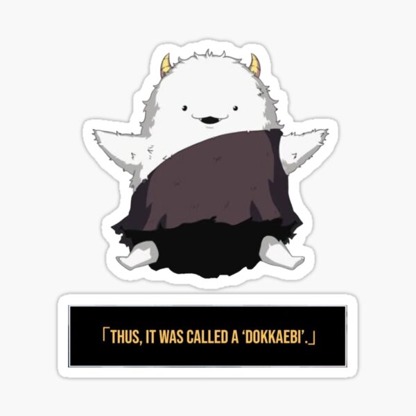 "Thus, It Was Called A Dokkaebi" Sticker for Sale by MysteriousL ...