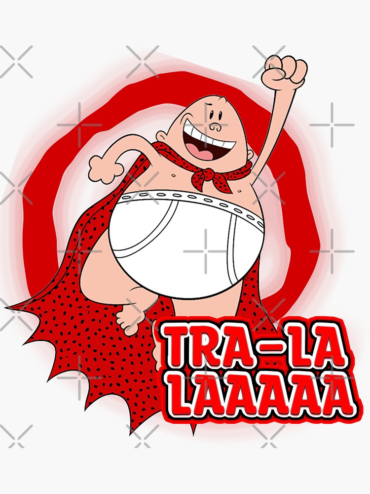 "Captain Underpants Merch Captain Underpants logo" Sticker for Sale by ...