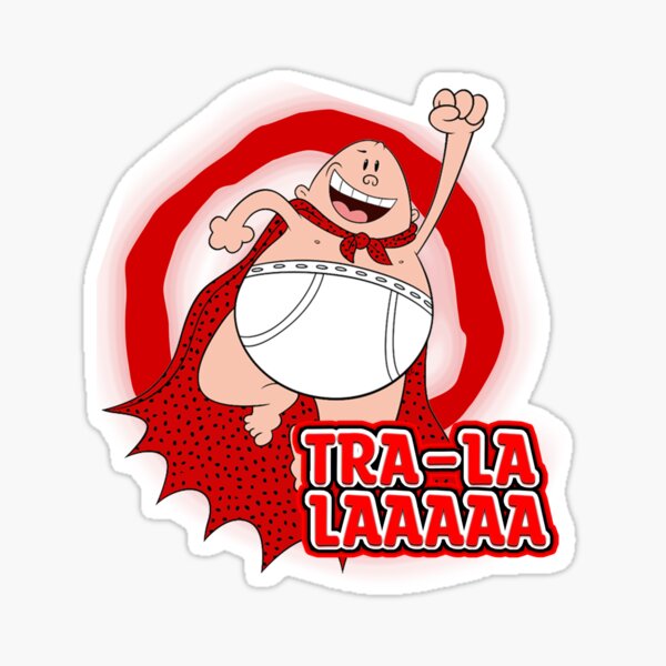 "Captain Underpants Merch Captain Underpants logo" Sticker for Sale by ...