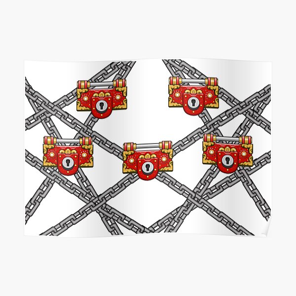 "Psychelock (5 Vers.)" Poster by DoctorBadguy | Redbubble