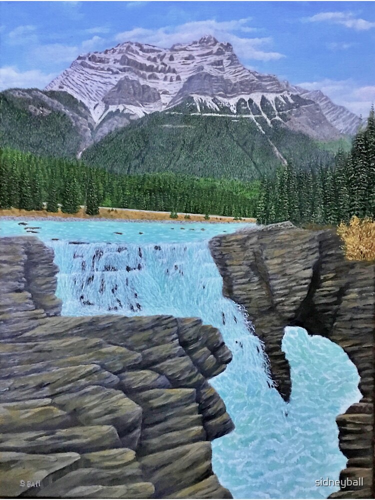 " Athabasca Falls, Jasper, Alberta" Sticker for Sale by sidneyball ...
