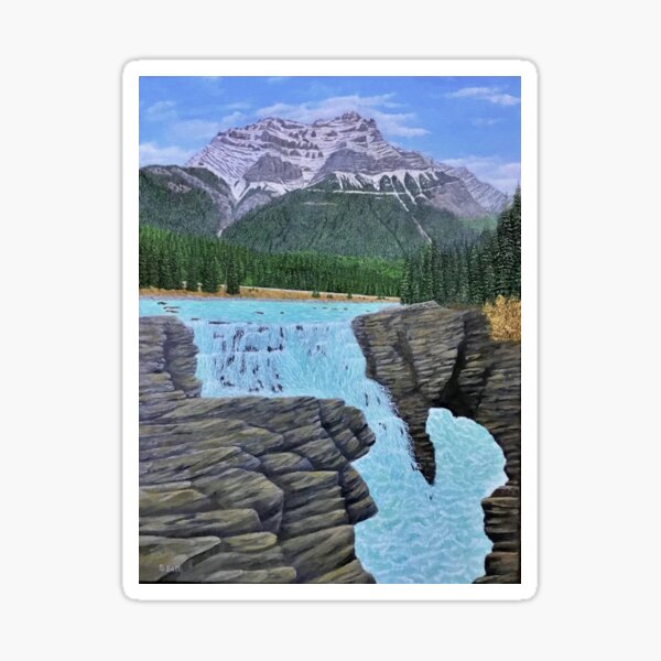 " Athabasca Falls, Jasper, Alberta" Sticker for Sale by sidneyball ...