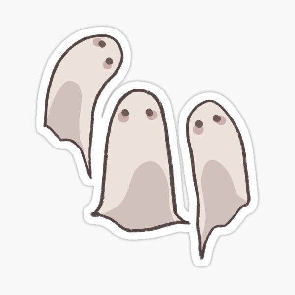 "Cute Ghost Trio" Sticker for Sale by spectart-shop | Redbubble