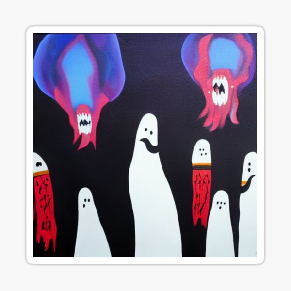 "Psycho Madness - Ghost Collective" Sticker for Sale by PsychoMadness ...