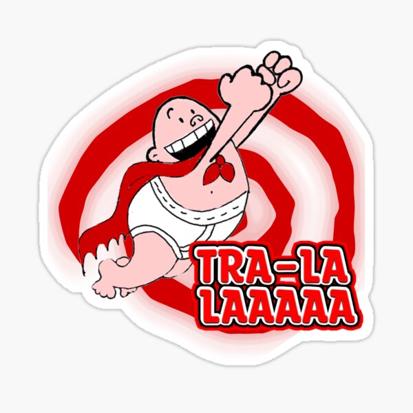 "Captain Underpants Merch Captain Underpants logo" Sticker for Sale by ...