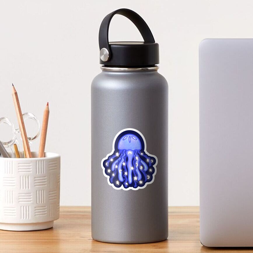 "Moon Jellyfish" Sticker for Sale by StargirlWares | Redbubble
