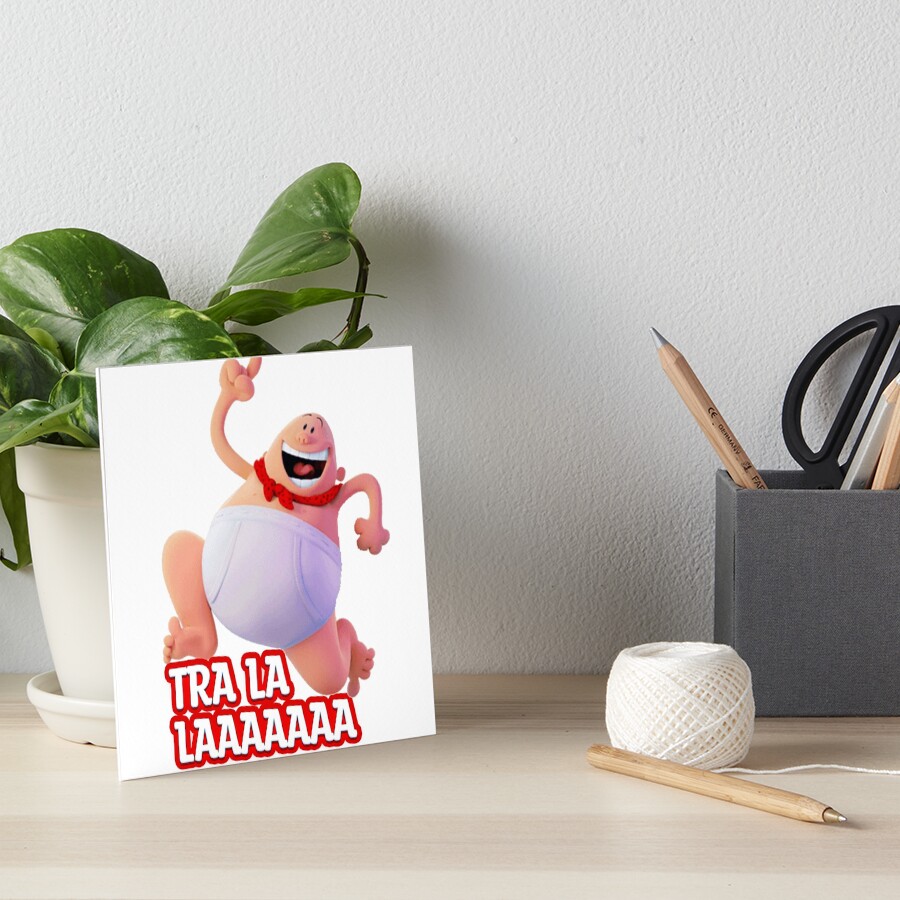 "Captain Underpants Merch Captain Underpants logo" Art Board Print for ...