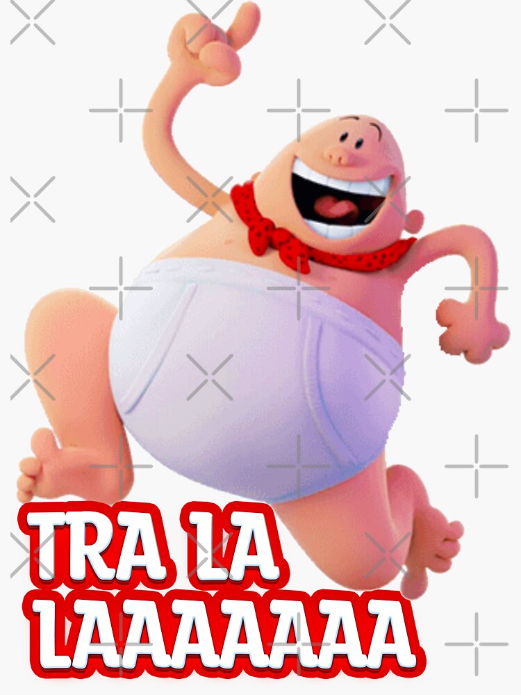 "Captain Underpants Merch Captain Underpants logo" Sticker for Sale by ...