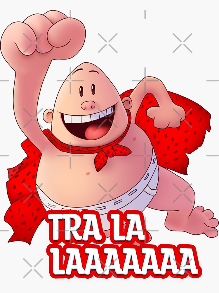 "Captain Underpants Merch Captain Underpants logo" Sticker for Sale by ...