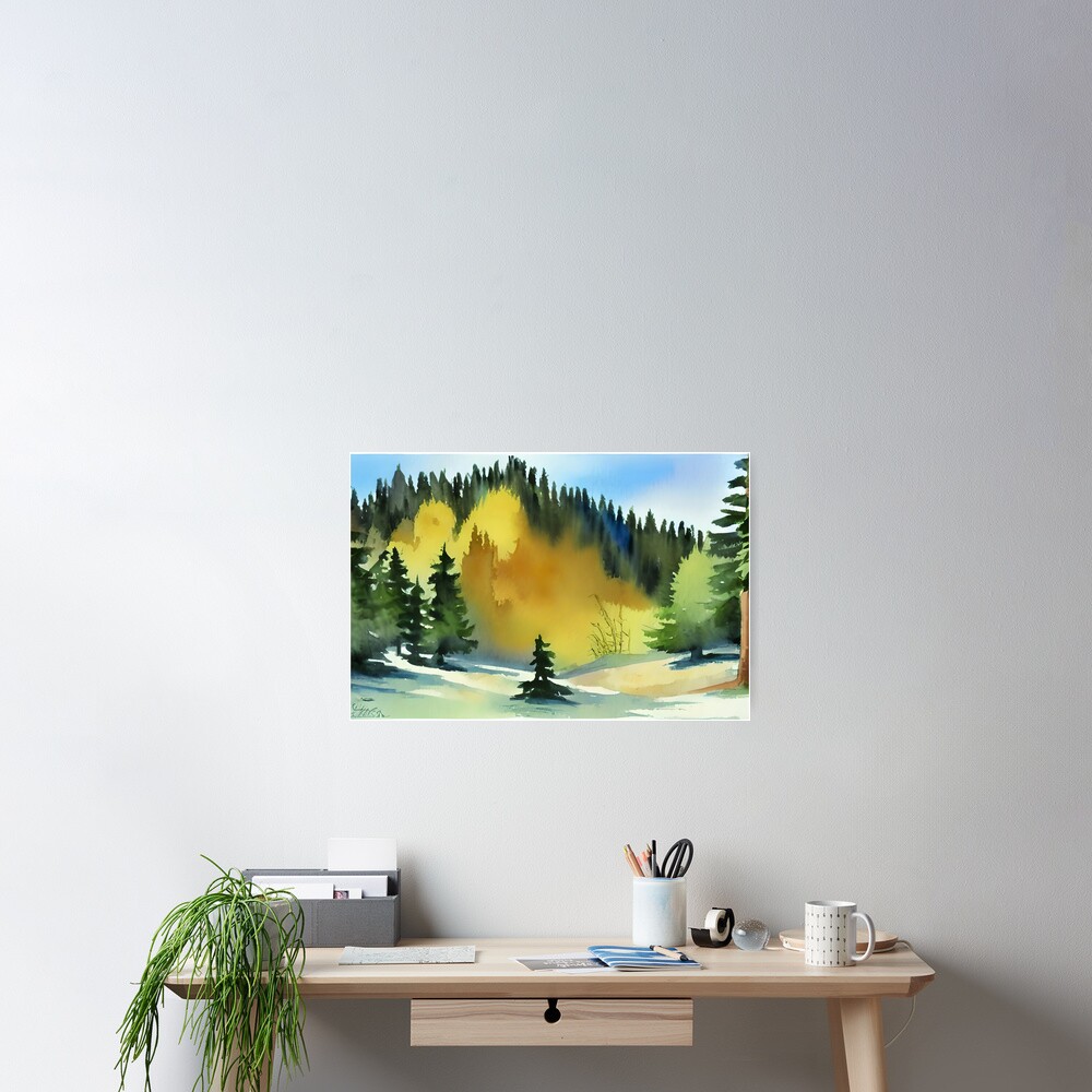 "Original Watercolor Art of the Black Forest, Hinterzarten, Germany ...