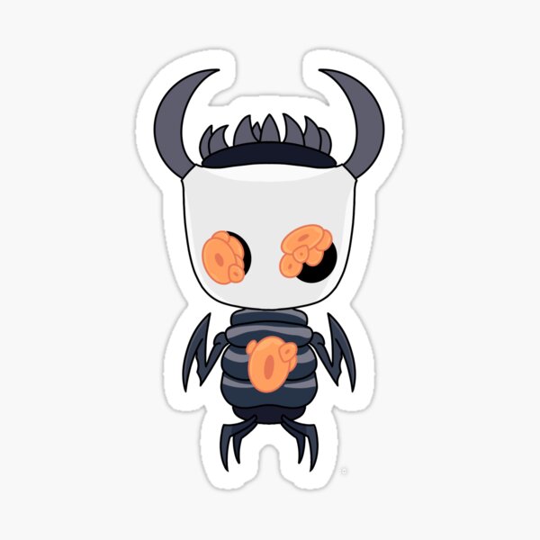 "Hollow Knight - The Knight x Brooding Mawlek" Sticker for Sale by ...