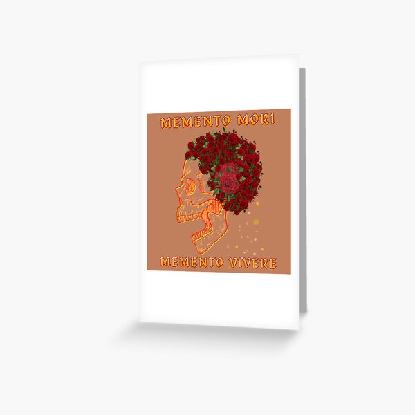 "Sundial Pantone Color Memento Mori Vivere Skull Roses Stoicism Pattern ...