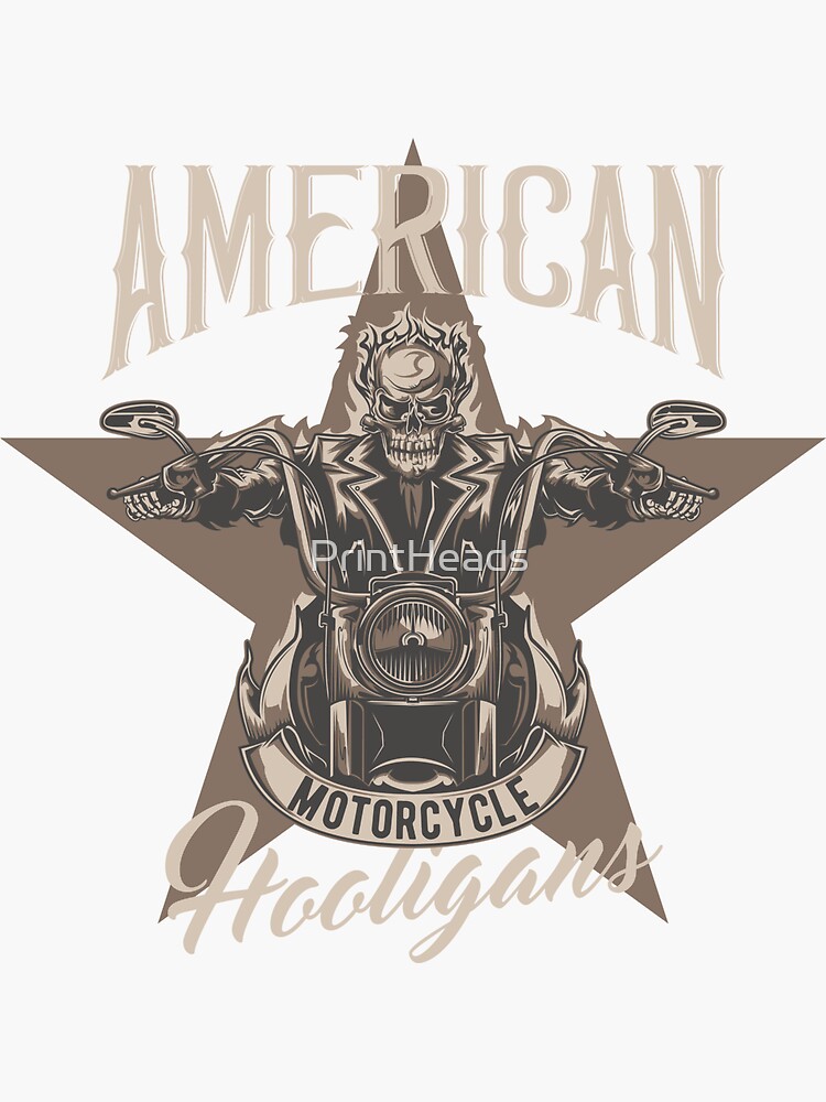 "American hooligans" Sticker for Sale by PrintHeads | Redbubble