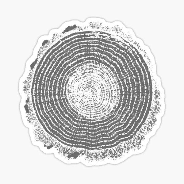 "Tree Rings | Dendrochronology | Trees | Nature |" Sticker for Sale by ...