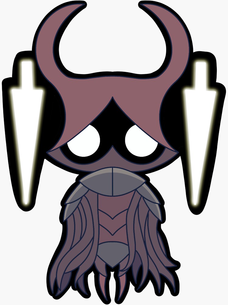 "Hollow Knight - The Knight x Xero" Sticker for Sale by ArchivesDesign ...