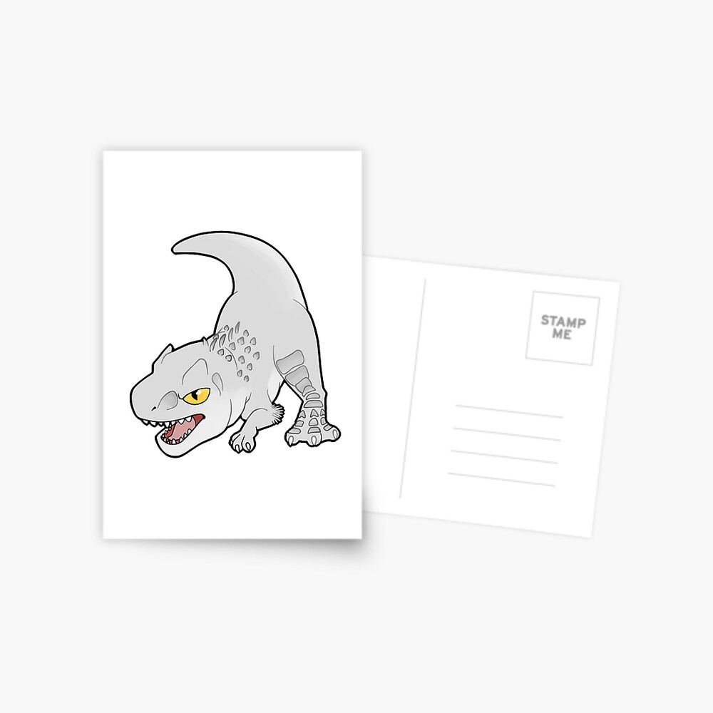 "Indominus Rex" Postcard for Sale by Skywarps | Redbubble