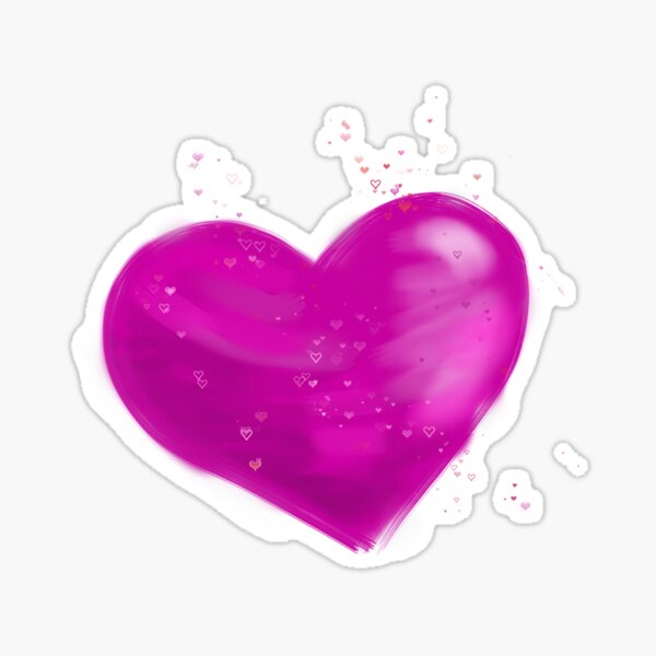 "my heart" Sticker for Sale by Themys24 | Redbubble