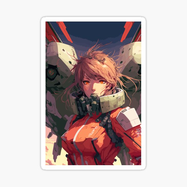 "Anime Mecha Gundam" Sticker for Sale by Langs1999 | Redbubble