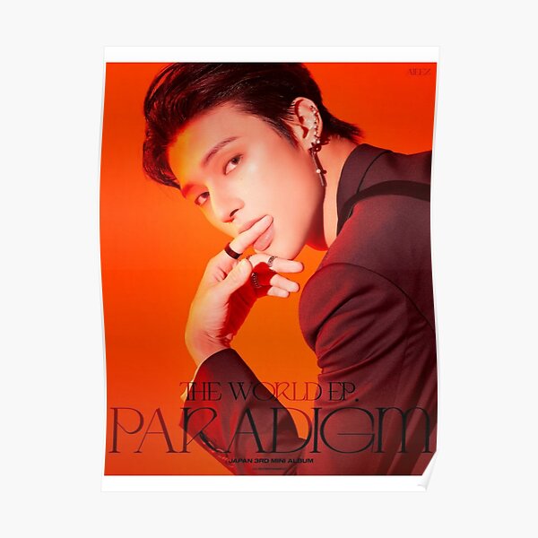 "Ateez Wooyoung Paradigm " Poster for Sale by Over-the-waves | Redbubble