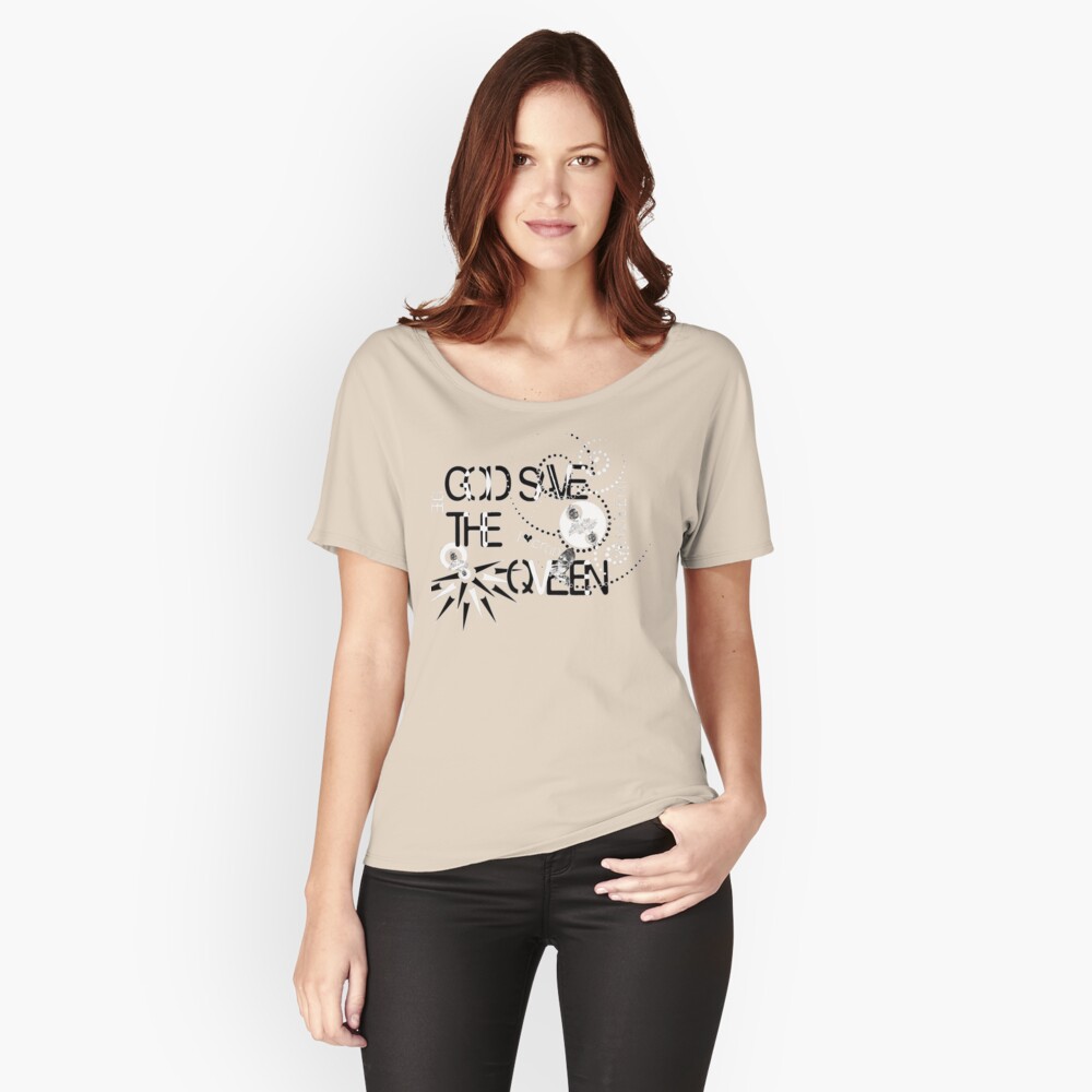 "God Save The QVeen - Vivienne Icons (black version)" Sticker for Sale ...