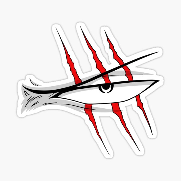 "One Piece Shanks Eye" Sticker for Sale by Artsbykk | Redbubble