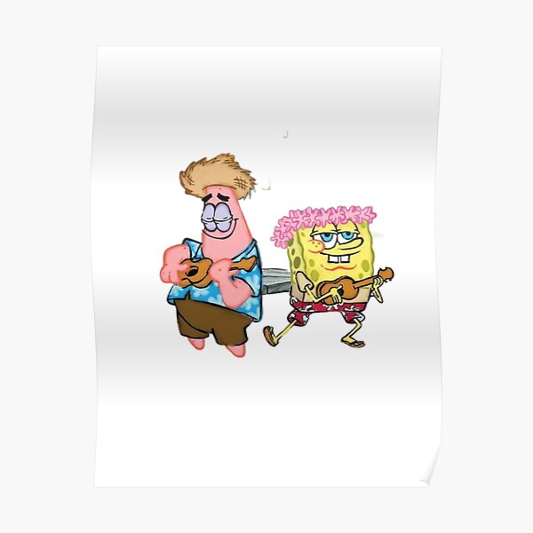 Spongebob And Patrick Poster For Sale By Denzel002 Redbubble