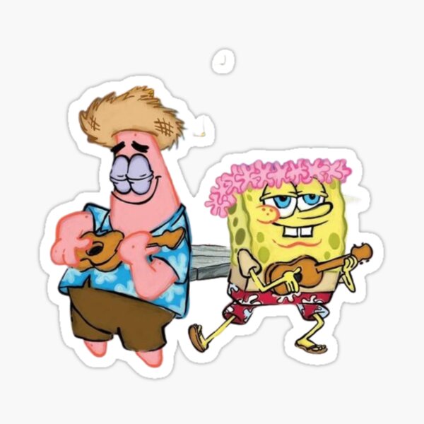 "spongebob & Patrick" Sticker for Sale by Denzel002 | Redbubble