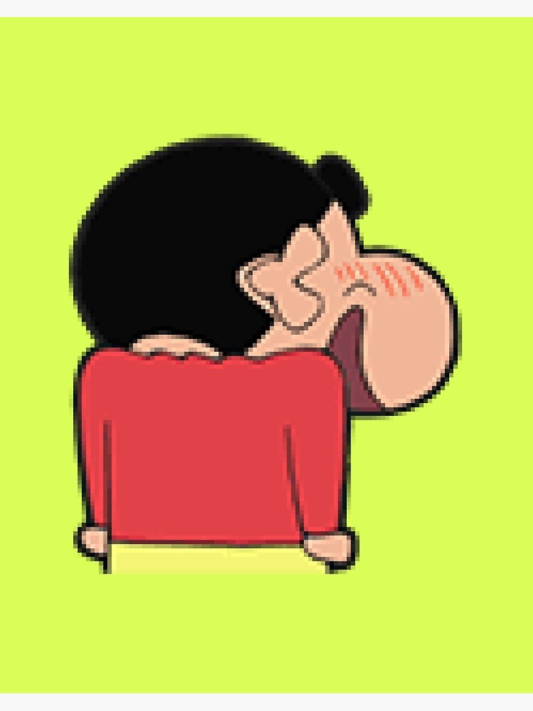 "Shinichi Shin Chan Laugh " Art Board Print for Sale by thearrtfive ...