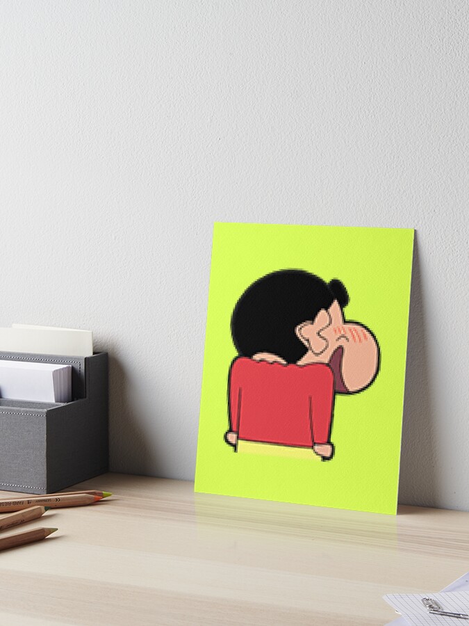 "Shinichi Shin Chan Laugh " Art Board Print for Sale by thearrtfive ...